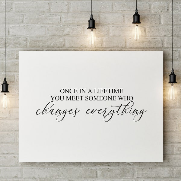 Once in a Lifetime - Etsy