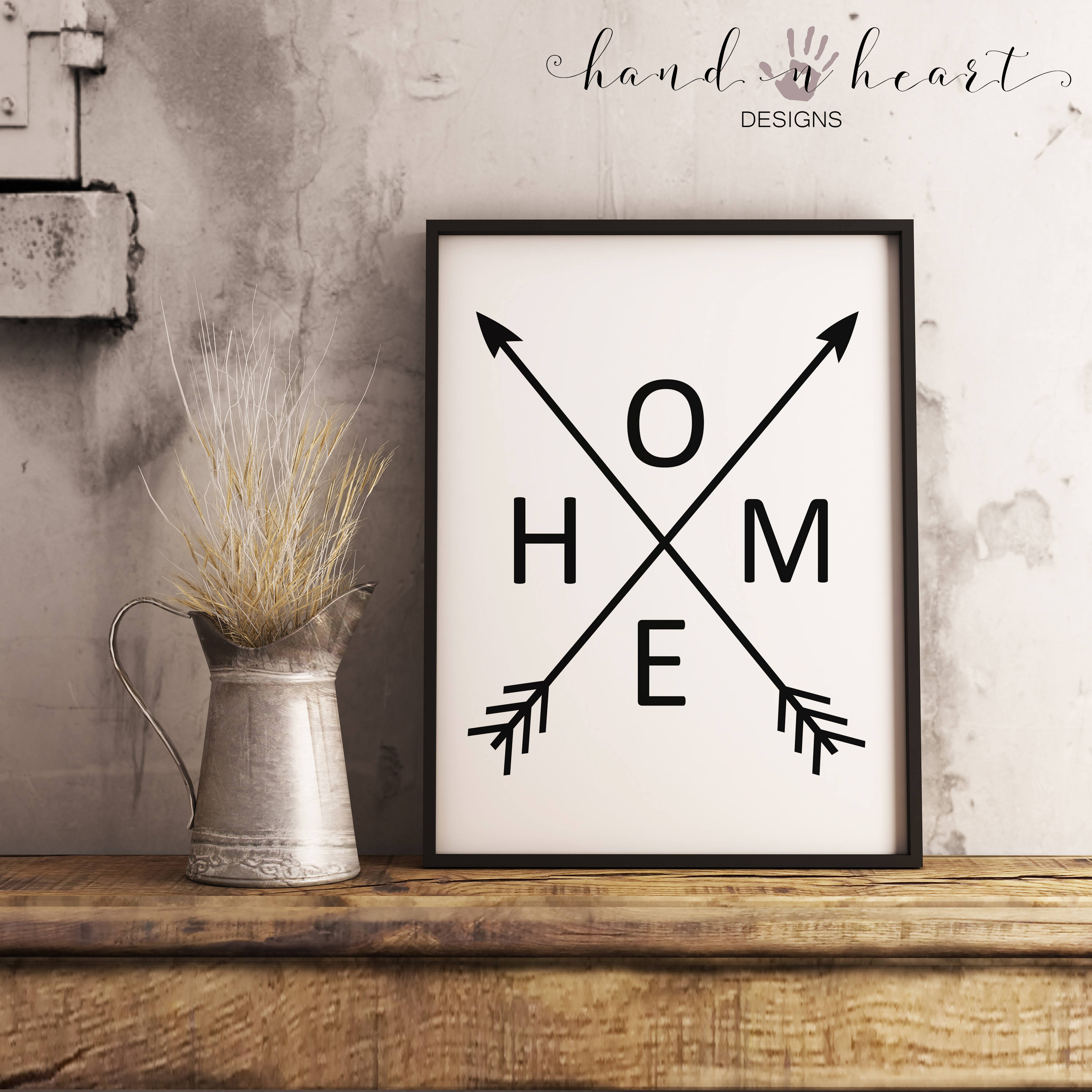 Farmhouse style printable home arrows farmhouse | Etsy
