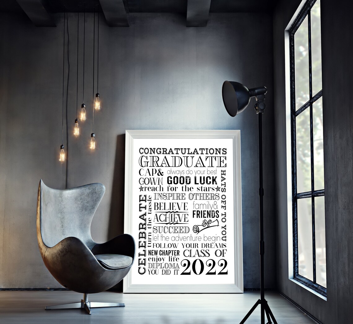 Graduation Subway Art Printable Posterfarmhouse Decorgallery - Etsy