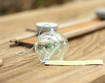Glass Bell Wind Chime | Etsy