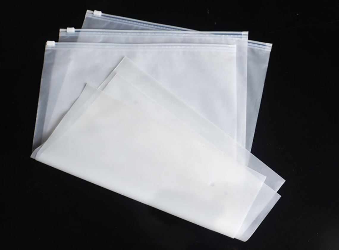 Free Shipping 100 Custom Frosted Zipper Bags Frosted Zip Lock - Etsy
