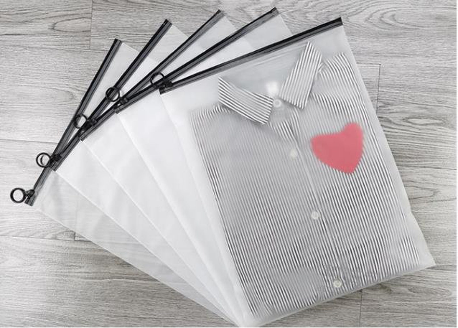 Free Shipping 100 Custom Frosted Zipper Bags Frosted Black Etsy