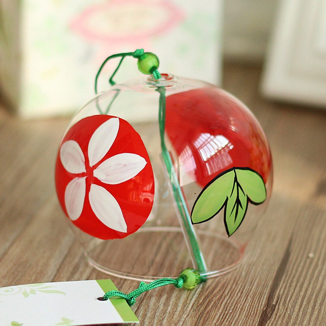 2 Pcs Glass Furin,wind Bell/hanging Win Dchime for Home Decor,wedding ...