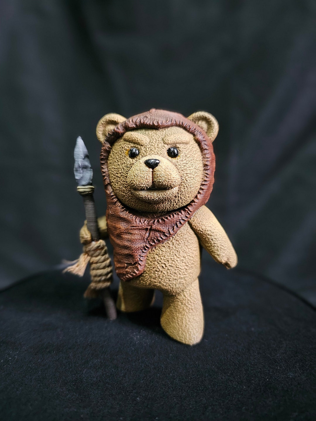 Hand Painted Ted Figurine in Ewok Costume - Etsy