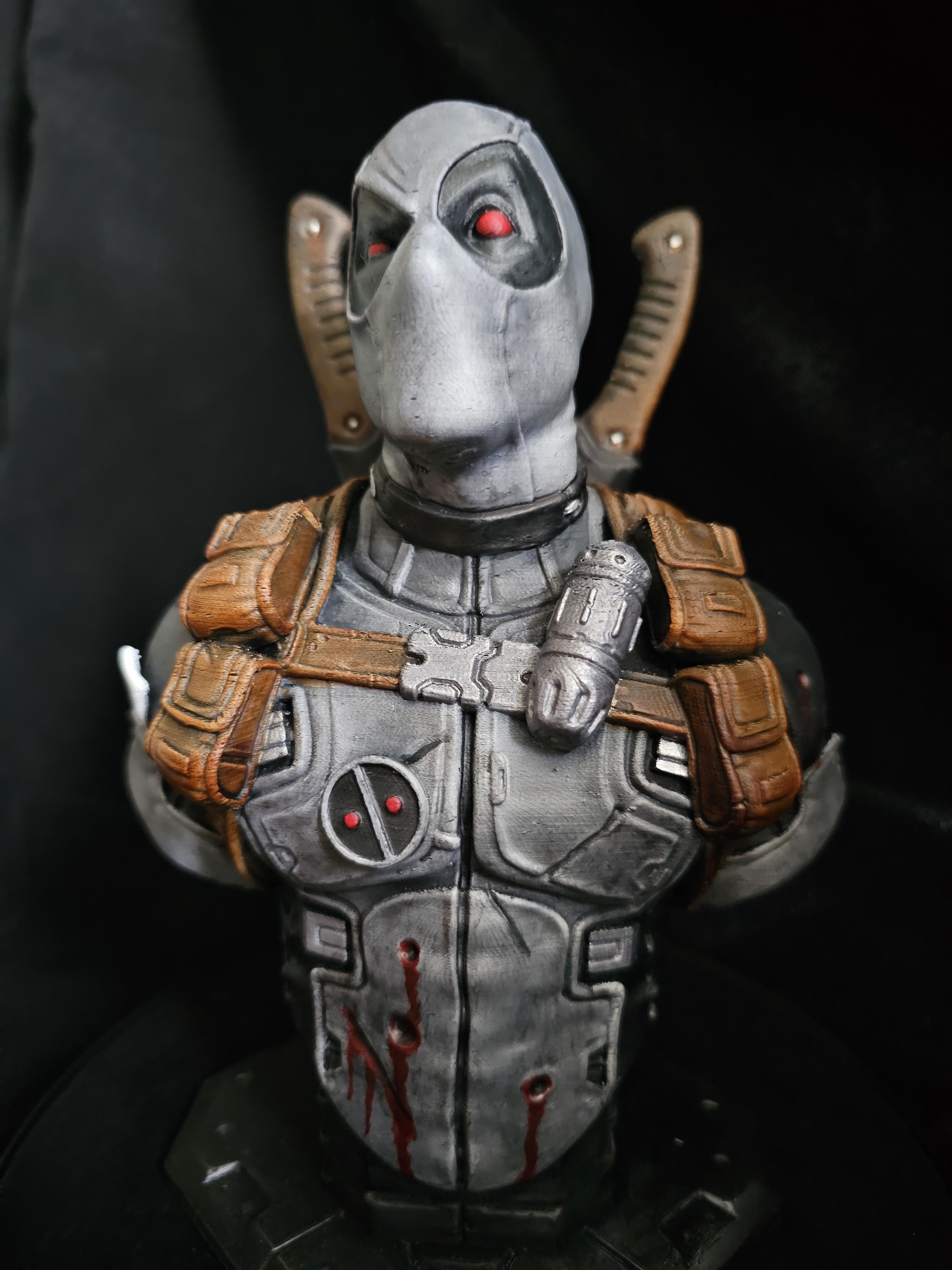 Deadpool Bust - Hand Painted to Order - Etsy