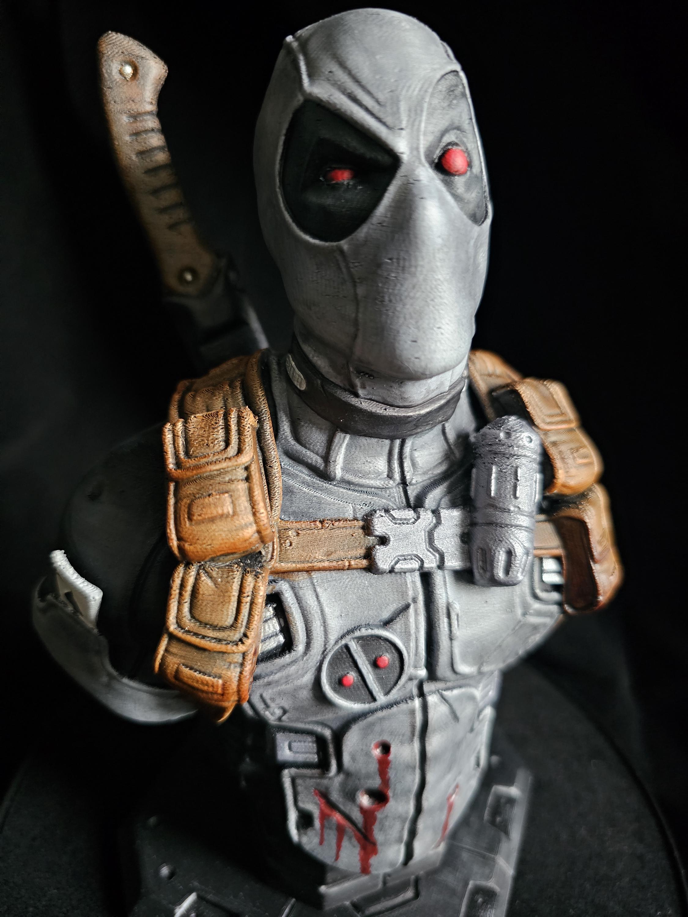 Deadpool Bust - Hand Painted to Order - Etsy