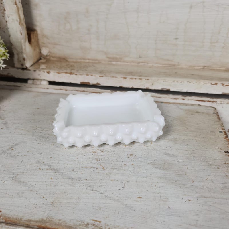 Milk Glass Dish - Etsy