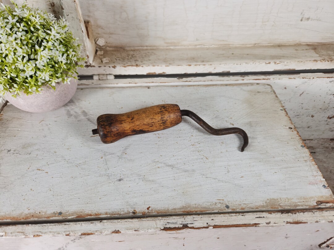 VTG Tie Wire Tool With Wooden Handle- Primitive Farmhouse, Fence Hooks ...