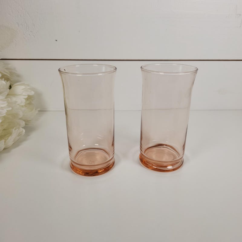Antique Pink Glasswares - Etsy