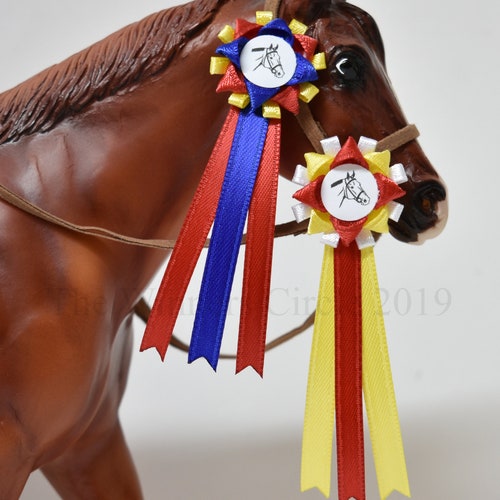 Deluxe Grand and Reserve Champion Model Horse Show Ribbons for - Etsy