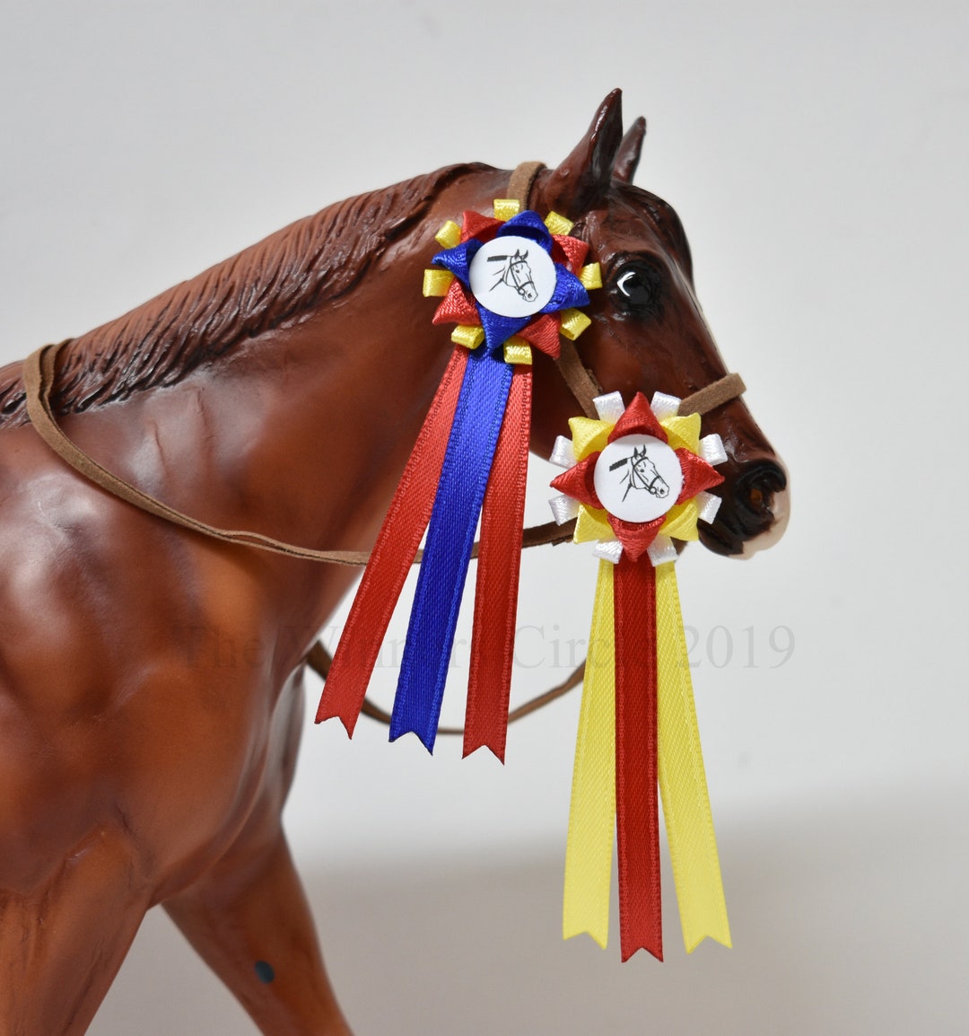Deluxe Grand and Reserve Champion Model Horse Show Ribbons for 1:9 ...
