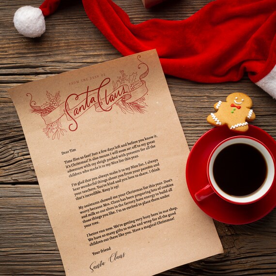 Letter From Santa Background