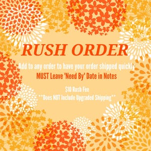 RUSH ORDER - Etsy