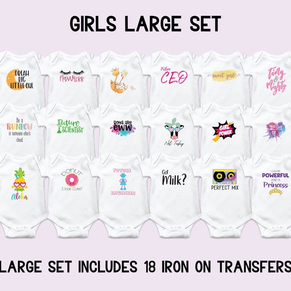 Iron on Transfers Girls - Etsy