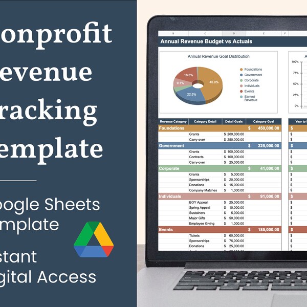 Grant Tracking Template - Etsy