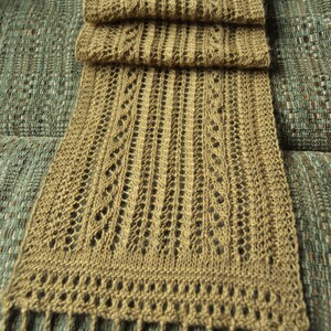 Pattern to Knit Lace Scarf january Lace Pdf - Etsy