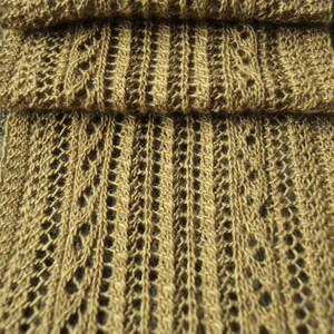 Pattern to Knit Lace Scarf january Lace Pdf - Etsy