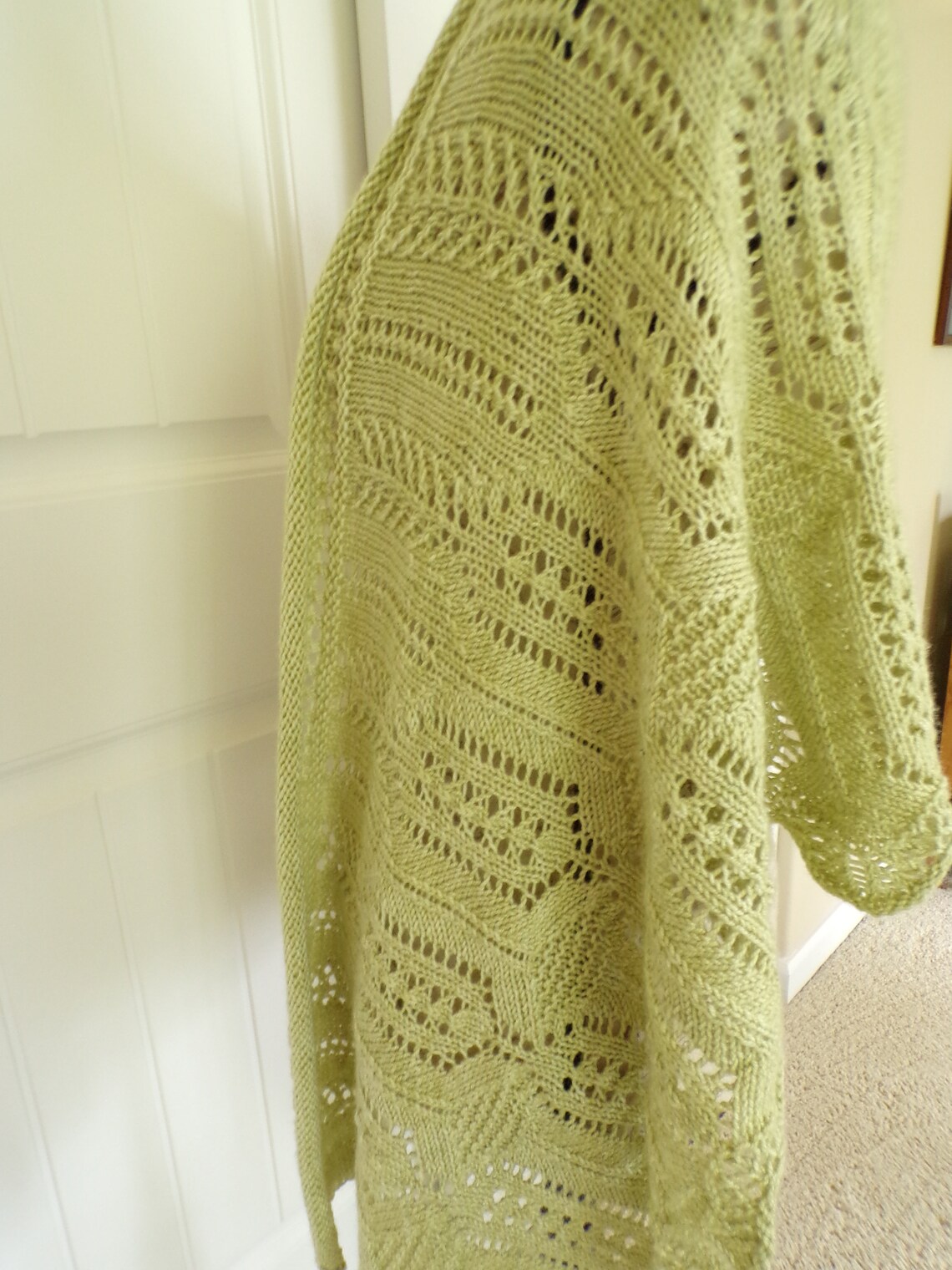 Light Green Lace Shawl - Etsy