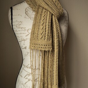 Pattern to Knit Lace Scarf january Lace Pdf - Etsy