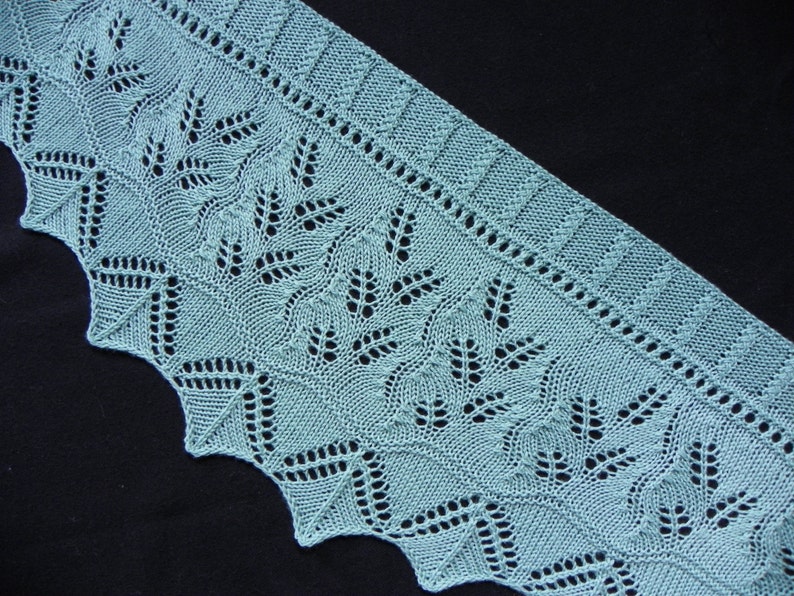 Pattern to Knit Lace Scarf exemplary Lace Scarf - Etsy