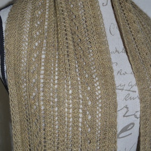 Pattern to Knit Lace Scarf january Lace Pdf - Etsy