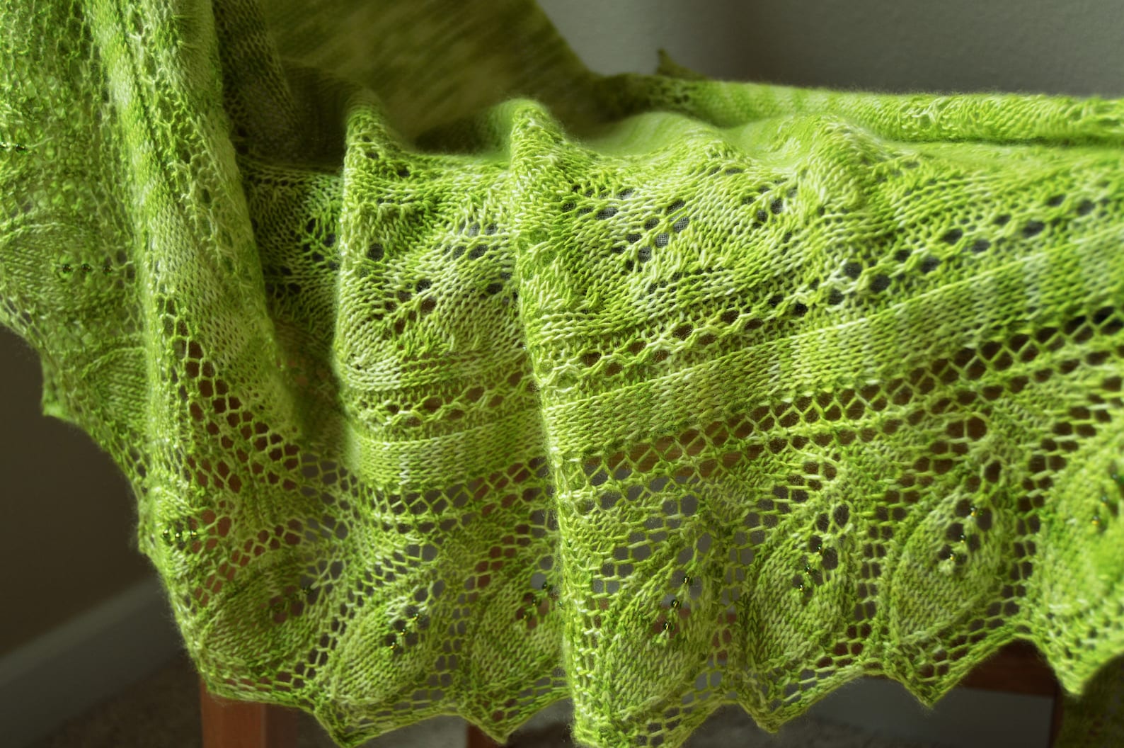 Leaf Lace Shawl Pattern | Etsy