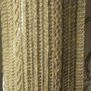 Pattern to Knit Lace Scarf january Lace Pdf - Etsy