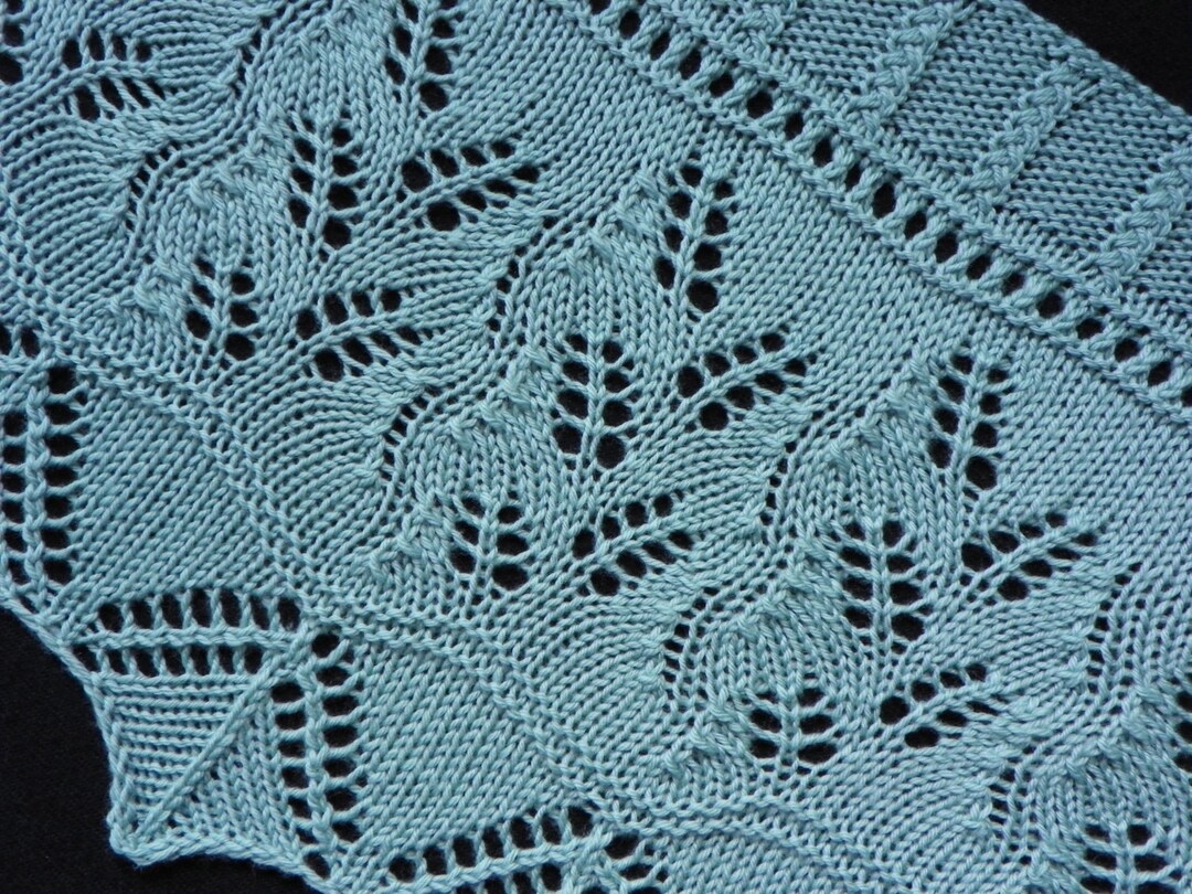Pattern to Knit Lace Scarf exemplary Lace Scarf - Etsy
