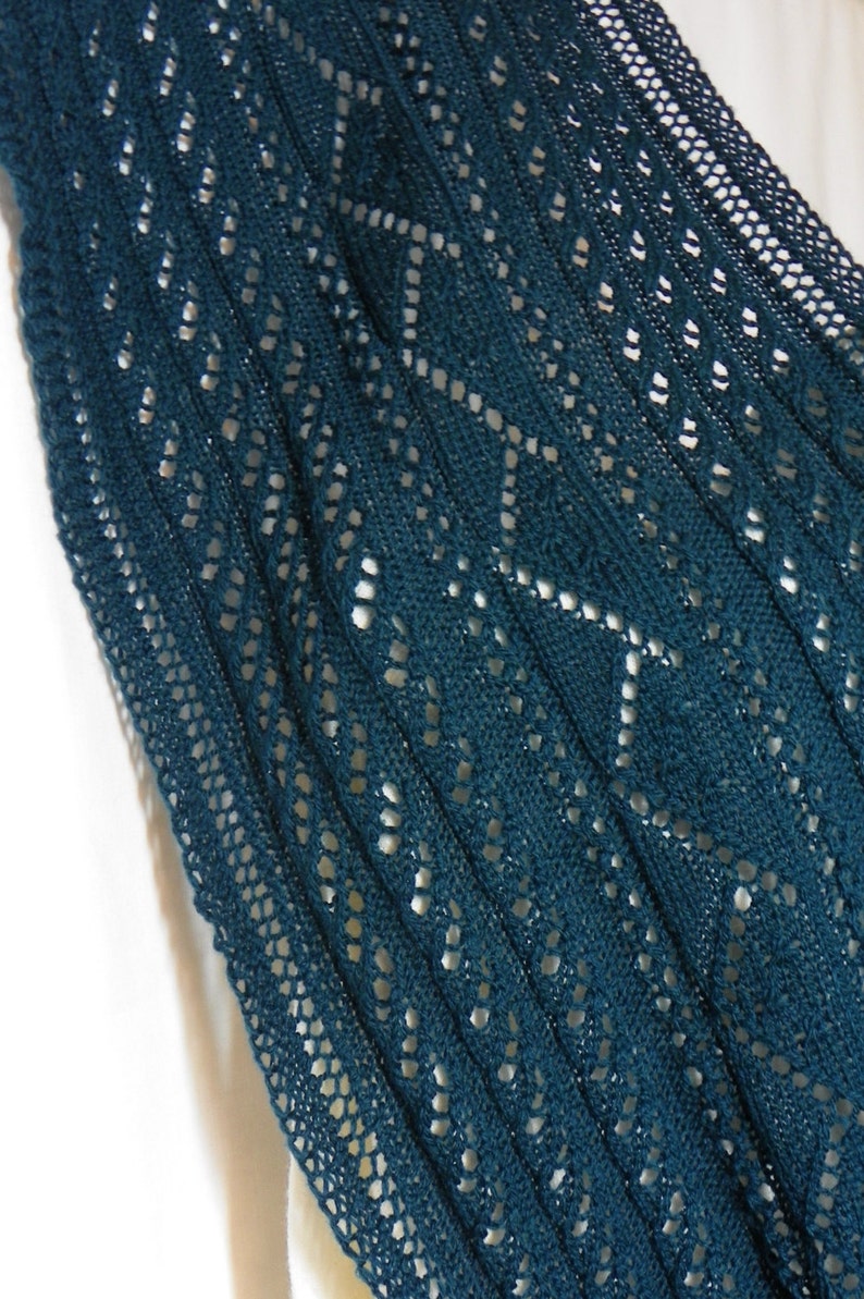 Pattern to Knit strands of Lace Scarf PDF - Etsy
