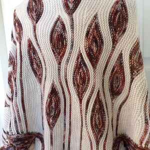 Pattern to Knit Leaf Shawl - Etsy