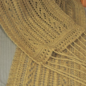 Pattern to Knit Lace Scarf january Lace Pdf - Etsy