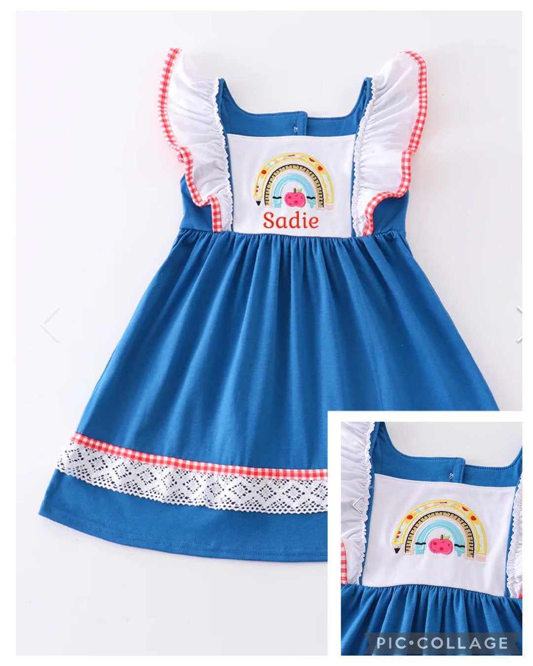 Back to School Dress, School Dress, First Day of School, Kindergarten ...