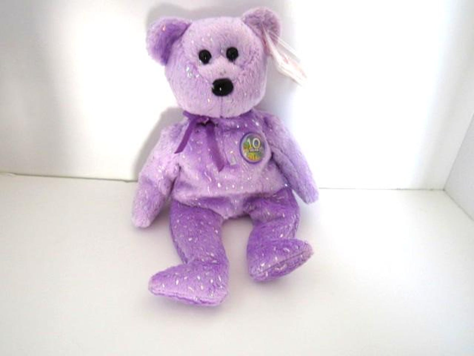 TY Vintage Beanie Baby Bears Decade Red, Blue, Purple, White, and Light ...