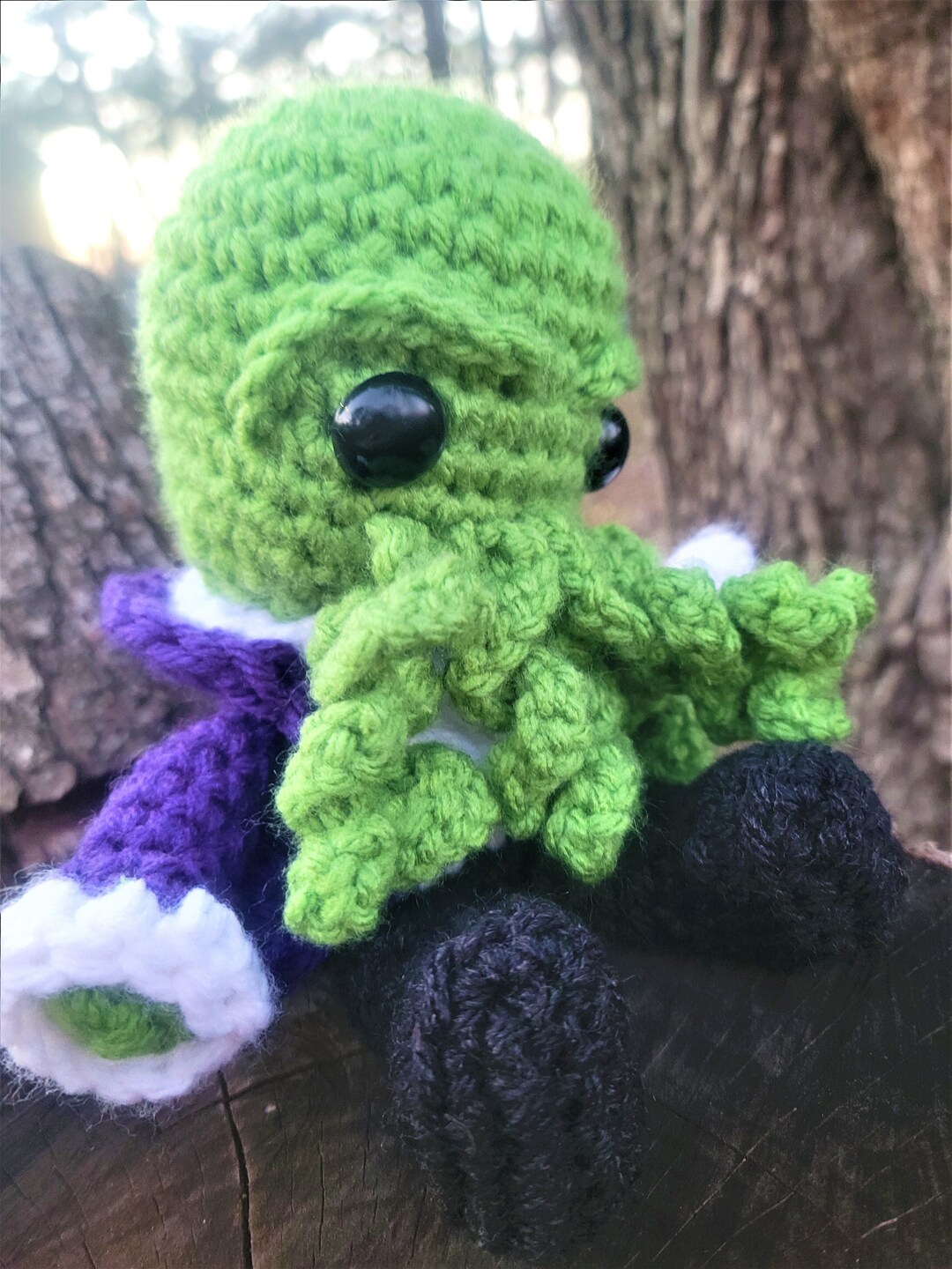 Made to Order Purple Rain Prince Cthulhu Crochet Plush Toy - Etsy