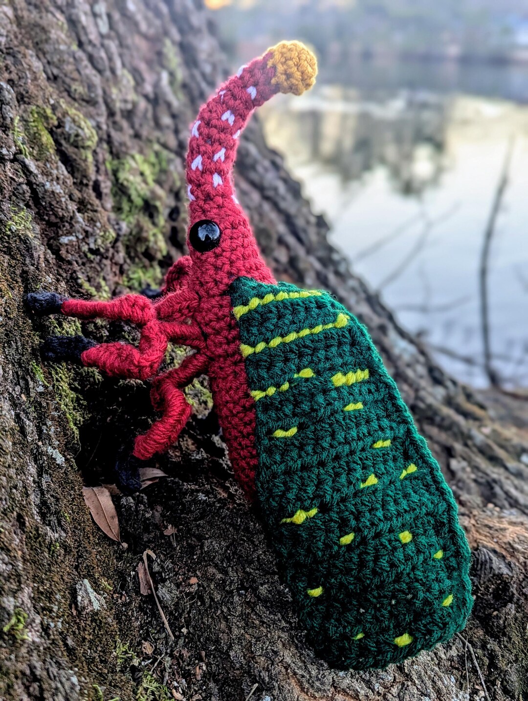 Made to Order! Pyrops Intricatus Lantern Bug Tree Hopper Crochet Plush ...