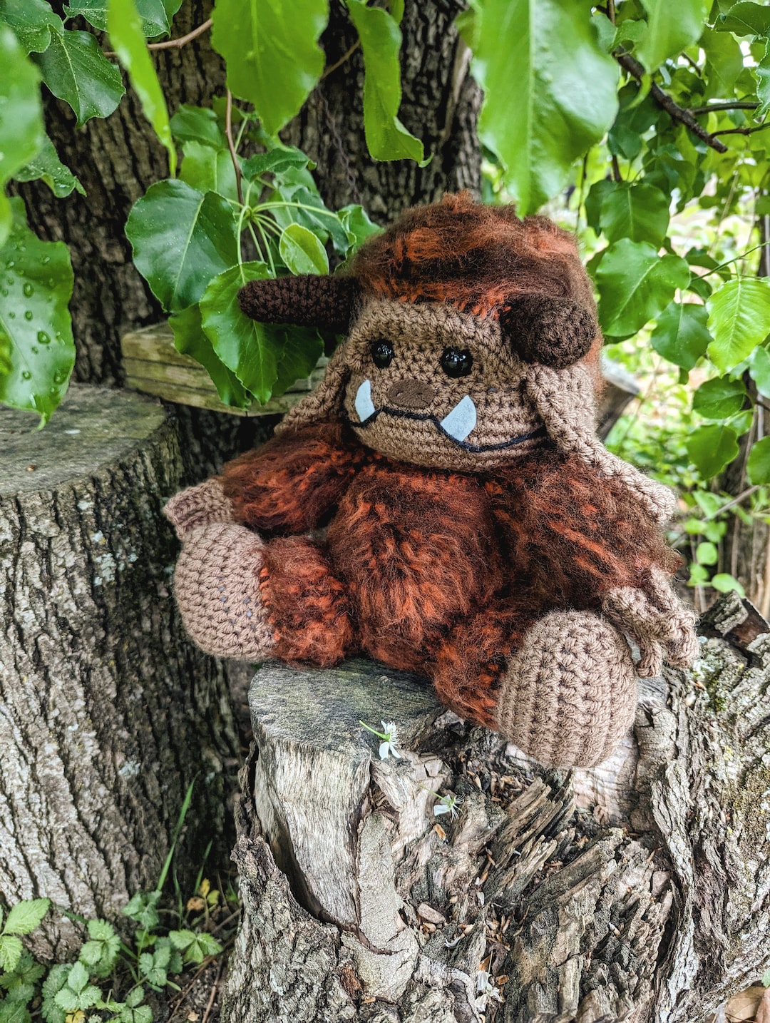 Made to Order! EXTRA LARGE Labyrinth Monster Plush Crochet Stuffed ...
