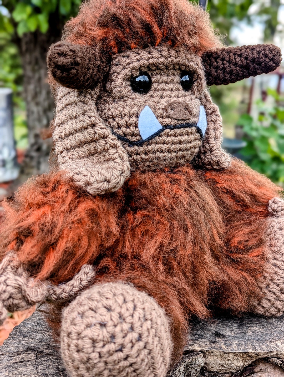 MADE TO ORDER Large or Small Ludo From the Labyrinth Plush Crochet ...