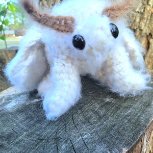 Made to Order Crochet Venezuelan Poodle Moth Plush: Bombyx Mori Stuffed ...