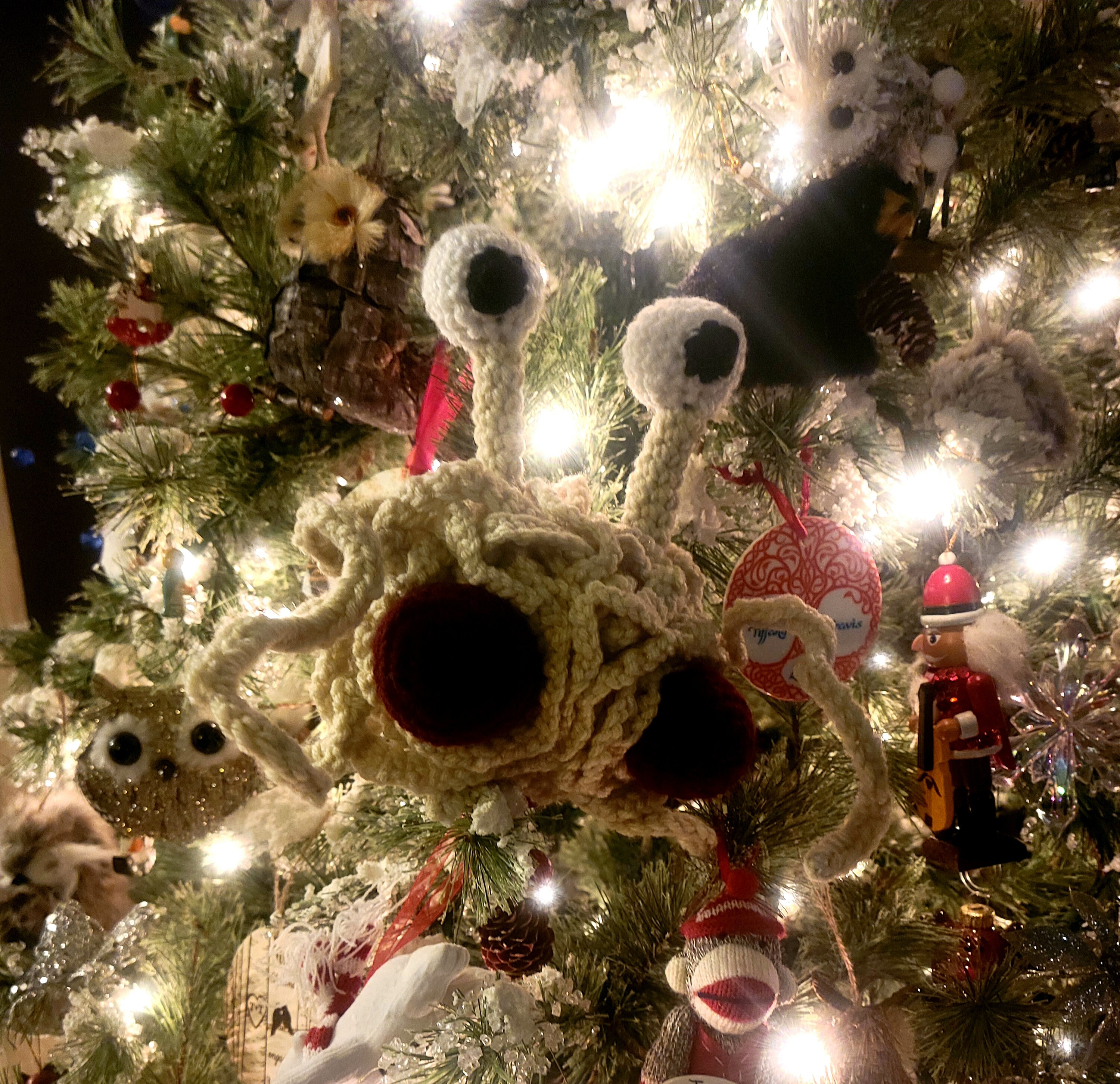 Made to Order Flying Spaghetti Monster Crochet Plush Toy FSM - Etsy