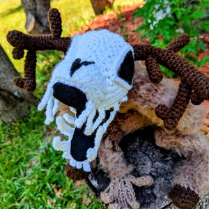 Made to Order Fluffy Wendigo Plush Crochet Amigurumi Soft Sculpture ...