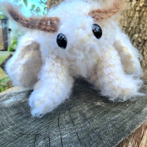 Made to Order Crochet Venezuelan Poodle Moth Plush: Bombyx Mori Stuffed ...