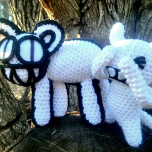 Made to Order RED Crying Minotaur Demon Devil With Tears Crochet Plush ...