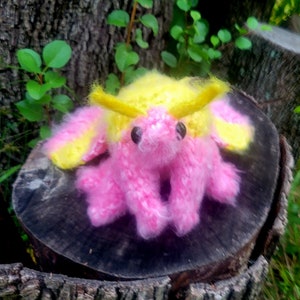 Made to Order Rosy Maple Moth Crochet Plush Toy, Amigurumi Stuffed ...