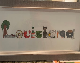 Southern Animal Alphabet Print Alphabet Poster ABC Animals Wall Art ...