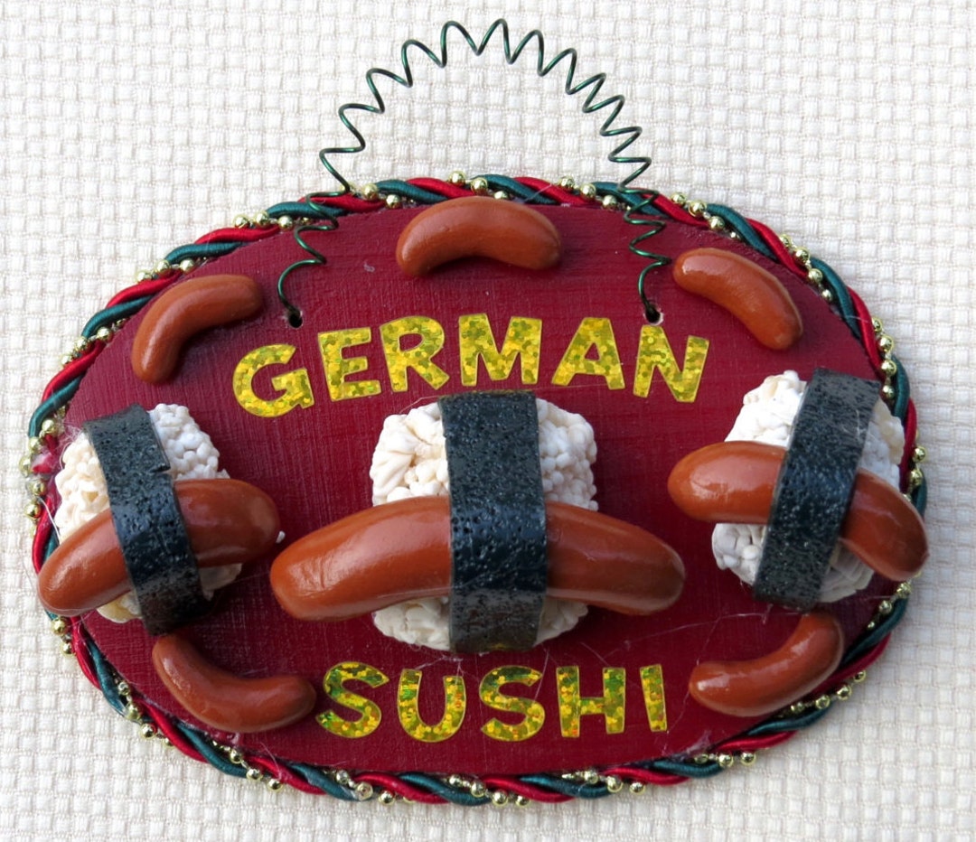 German Sushi (burgundy) - Etsy
