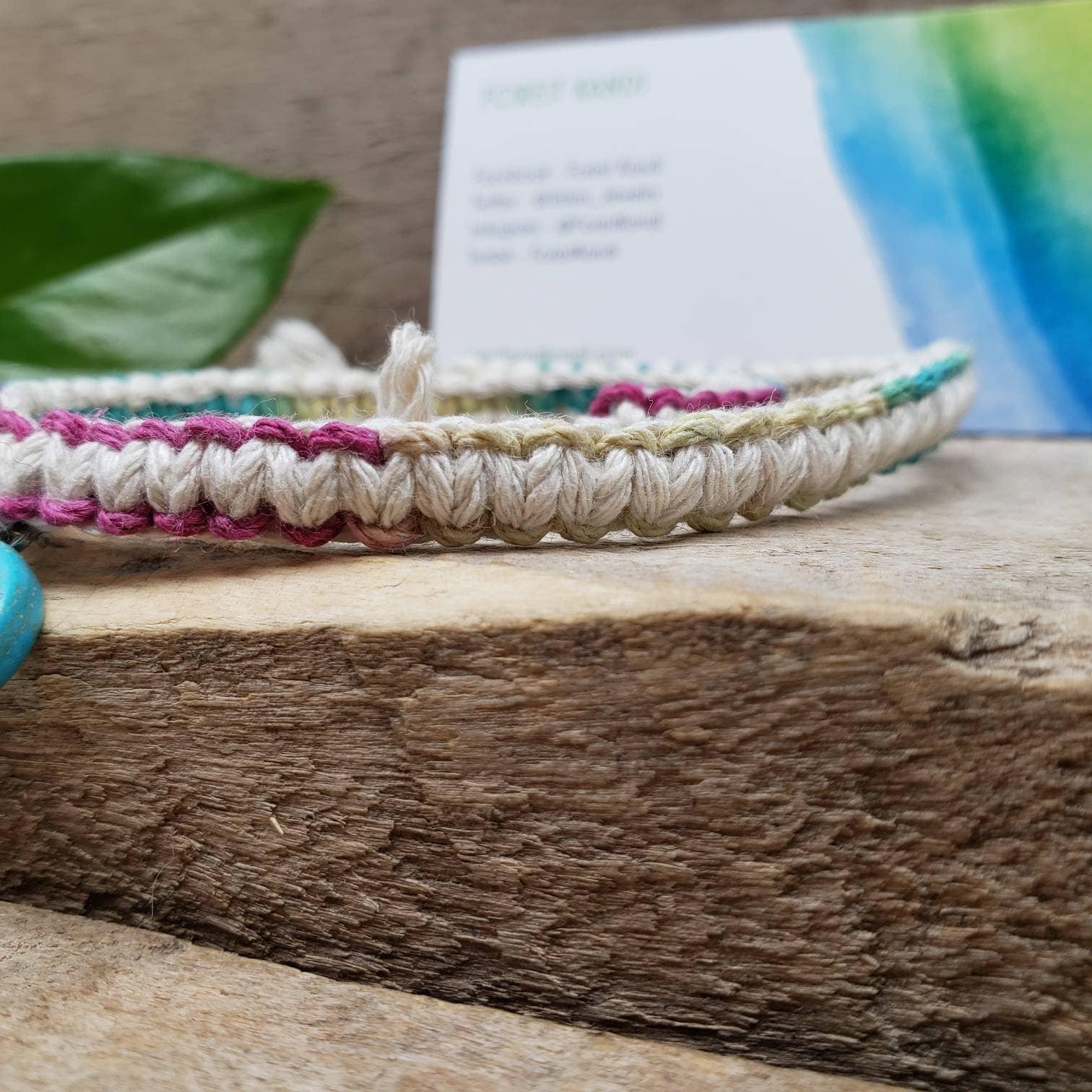 Natural and Rainbow Hemp Choker Peace Sign Necklace - Etsy