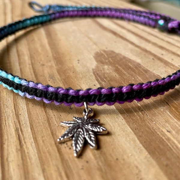 Pot Leaf Pendant - Etsy