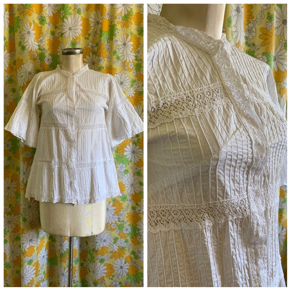 Pintucks and Lace - Etsy