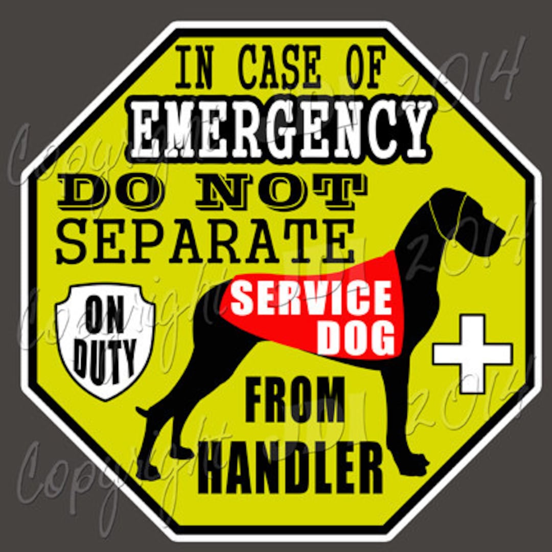 Service Dog Decal - Etsy