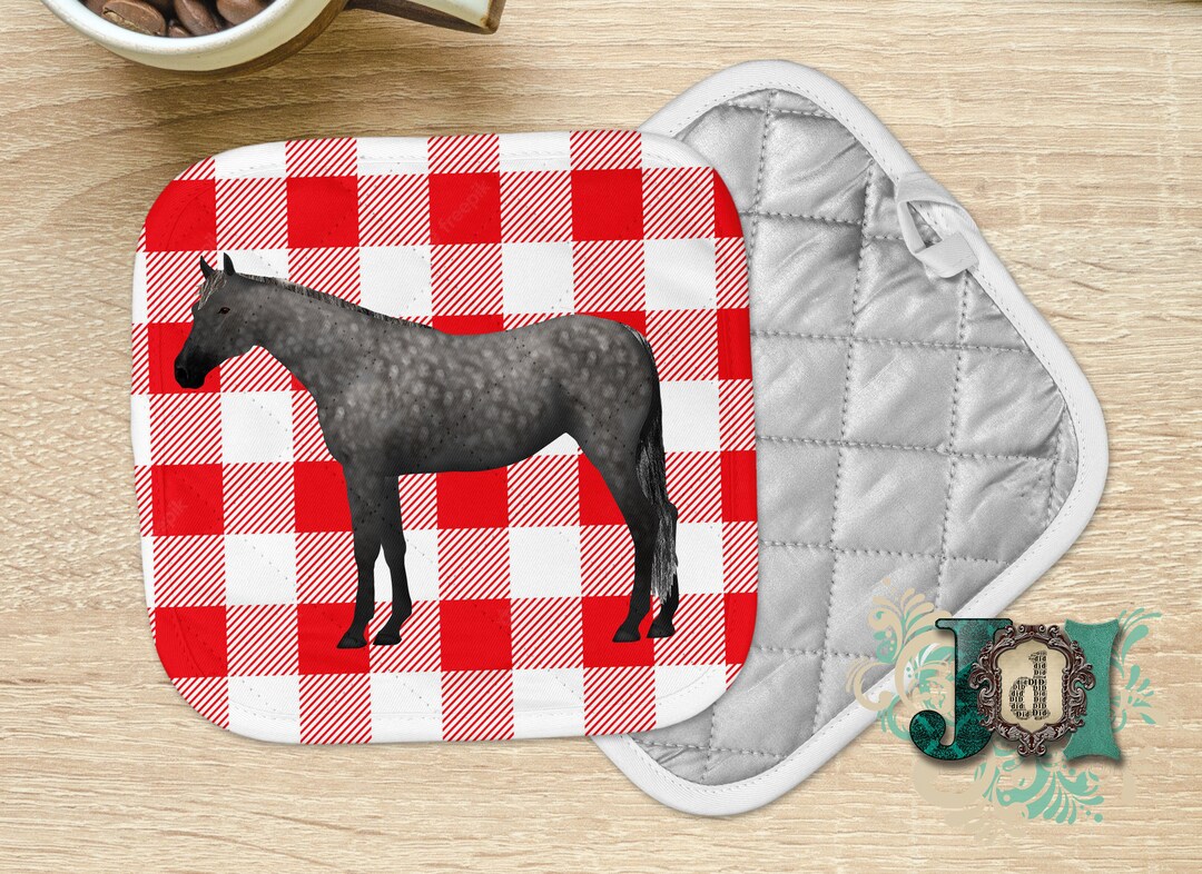 Horse Pot Holder, Horse Kitchen, Custom Pot Holder, Kitchen Decor ...